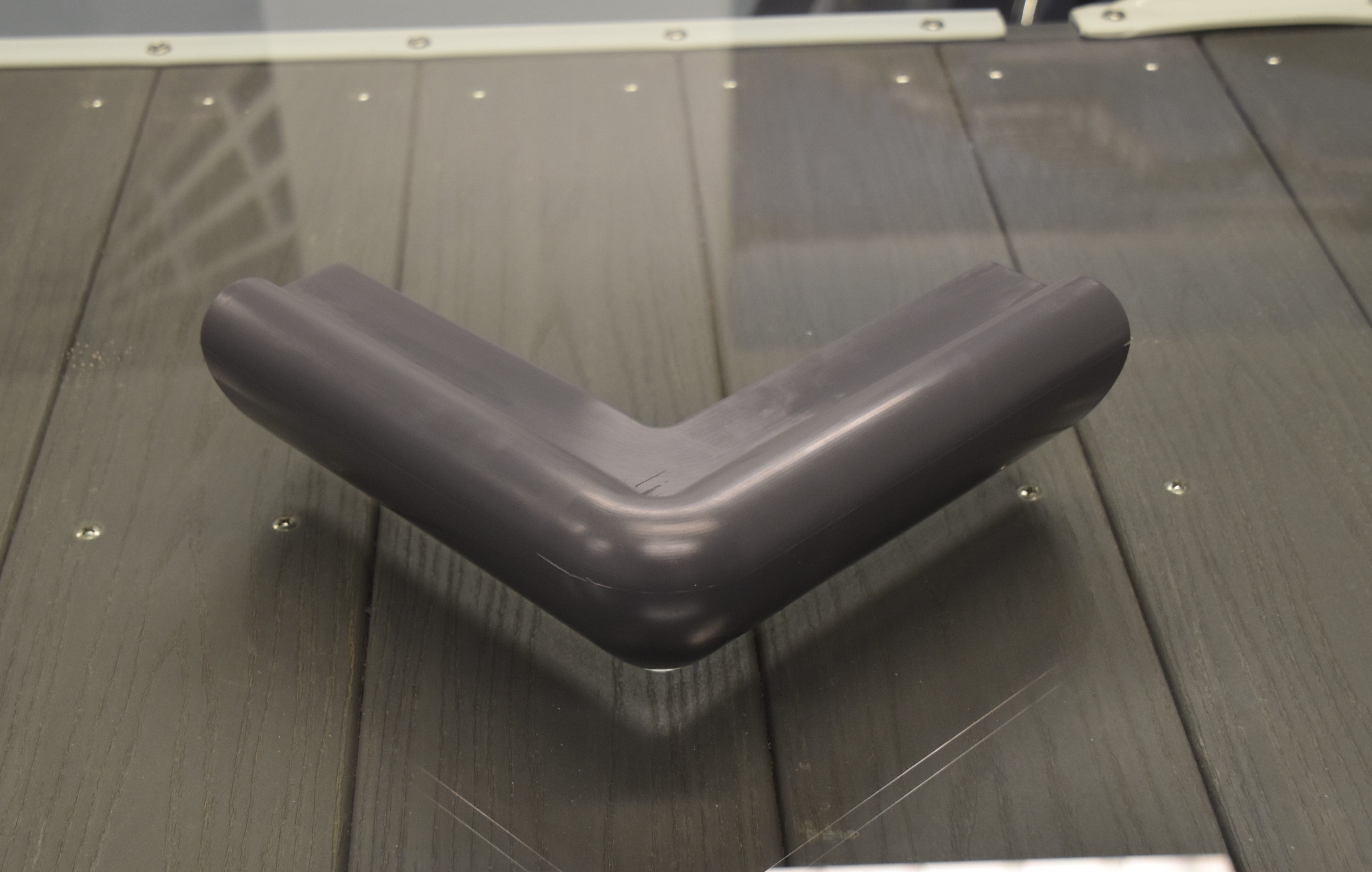Gray Corner Bumper for Dock – Swift Slip Docks